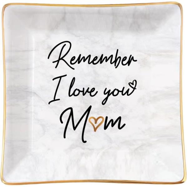 商品名SANDJEST Remember I Love You Mom Jewelry Tray Mothers Birthday Christmas Gifts for Mother Mommy Mama from Daughter So...
