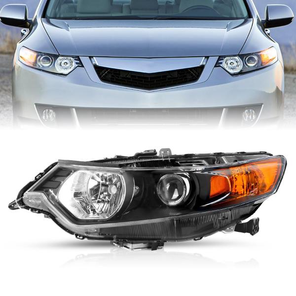 商品名:  TUSDAR OE Style Headlight Assembly Fit 2009-2014 Acura TSX Xenon Ballast HID Headlamp Halogen Head Light Lamp (Lef...