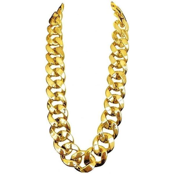 商品名Long tiantian Gold Chain for Men Fake Gold Chunky Necklace Chain Necklace for 80s 90s Outfits (32 Inches) (GOld)ブランド：...