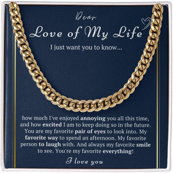 商品名To My Boyfriend Necklace Chain, Gifts for Bf, Boyfriend's Birthday Gift from Girlfriend, Promise Necklace for Him, Re...