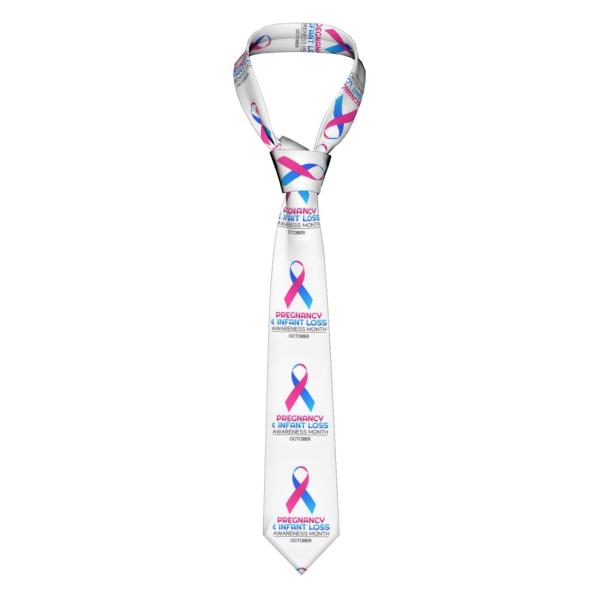 商品名:  Ertquji Pregnancy &amp; Infant Loss Awareness Month Silk Ties For Men Casual Necktie Funny Neck Tie For Outfit Acc...