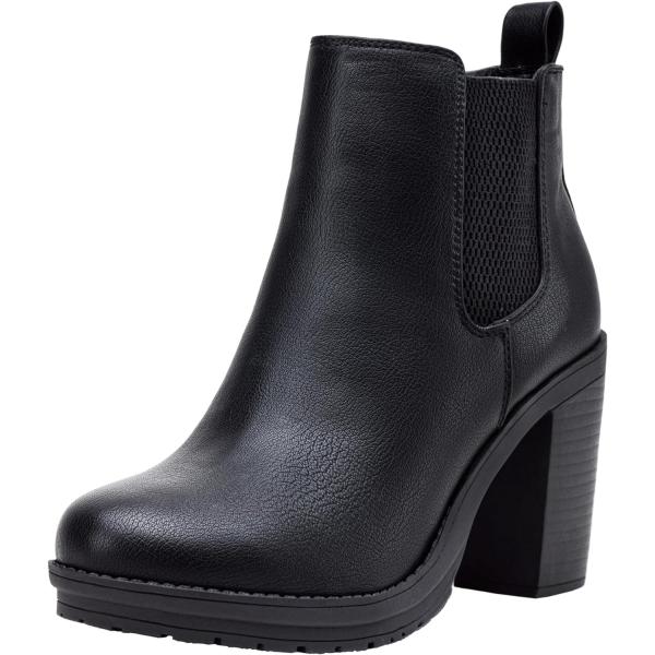 商品名Jeossy Women's 9676 Ankle Booties Platform Chunky Heel Boots, Black, Size 7M US(DJY9676 Black 07)ブランド：Jeossy商品サイズ：7高さ...