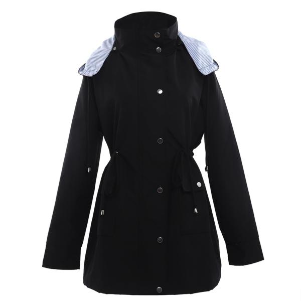 商品名:  Womens Rain Jacket Solid Color Outdoor Windproof Striped Inside Sports Wear Hardshell Windbreaker Jacket Coat Plus...