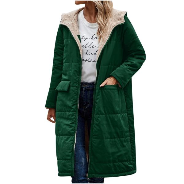 商品名:  YMADREIG Womens Winter Long Coats 2023 Fashion Reversible Fleece Sherpa Jackets Oversized Loose Hooded Overcoat wi...