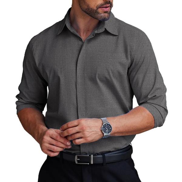 商品名:  COOFANDY Wrinkle Free Dress Shirts for Men Slim Fit Button Down Suit Shirts Solid Colored Non Iron Long Sleeve Dre...