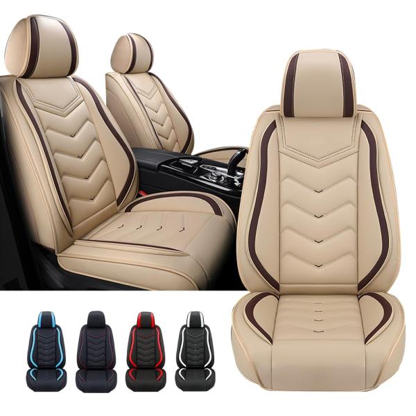 商品名:  POOUOO Car Seat Cover for Lexus ES 330 2004-2006, Waterproof and Wear Resistant Sports Seat Cover, Premium Nappa L...