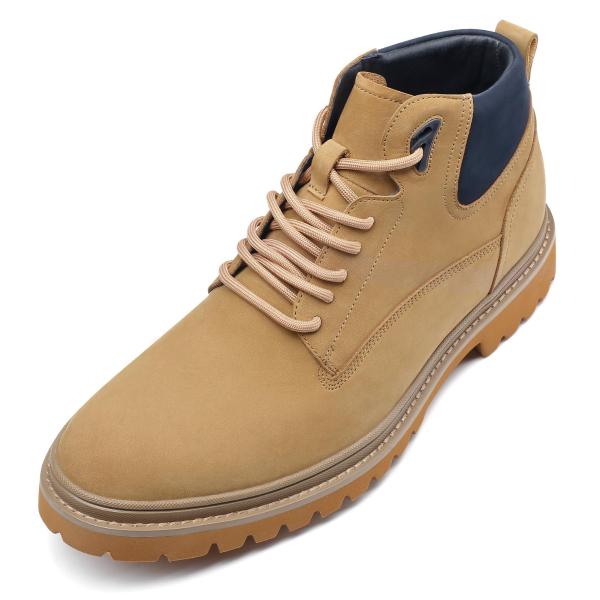 商品名:  CHAMARIPA Elevator Boots - Invisible Height Increasing Shoes for Men Tan Casual Bootsブランド: CHAMARIPA商品サイズ: 6.5商品番号...