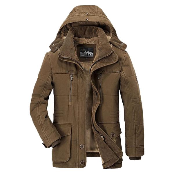 商品名:  RTRDE Mens Winter Dress Coat, Long Pea Fleece Lined Windbreaker Trench Coat Jacket Men's Double Breasted Coat Men ...