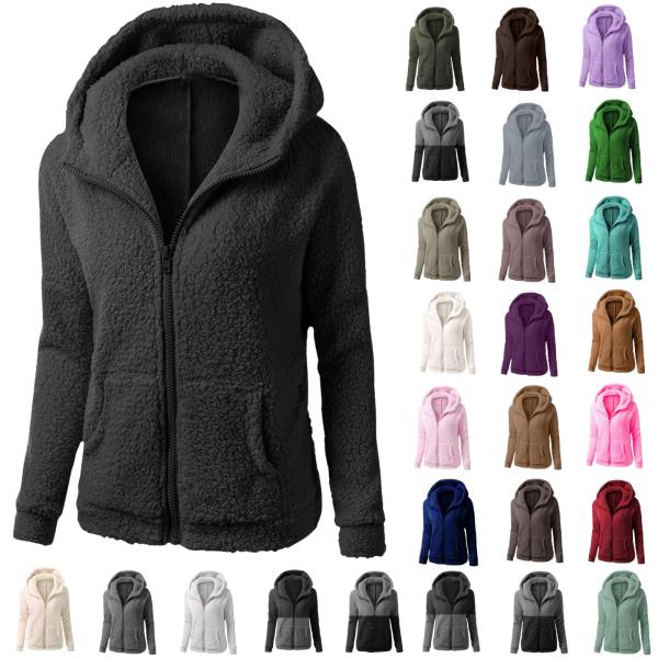 商品名:  Prime Deals Womens 2023 Winter Long Sleeve Sherpa Jackets Warm Fuzzy Fleece Full Zip Hoodie Coats Plus Size Outerw...