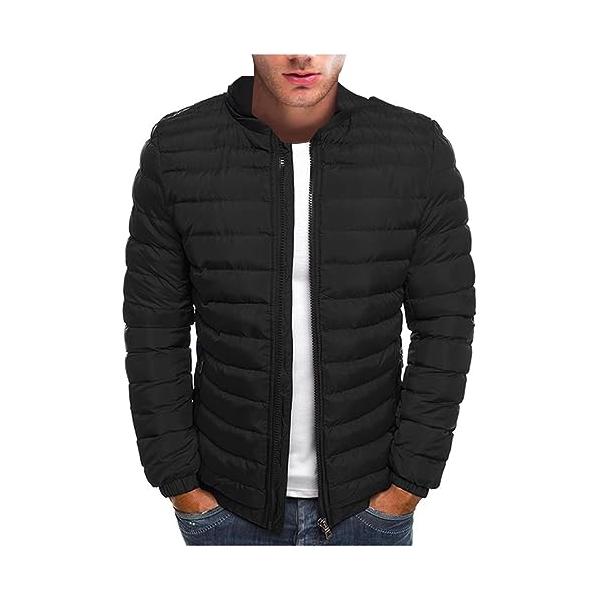 商品名:  Ymosrh Mens Jacket, Winter Lightweight Puffer Jacket Warm Insulated Windproof Quilted Coat Jacket For Men Heated J...