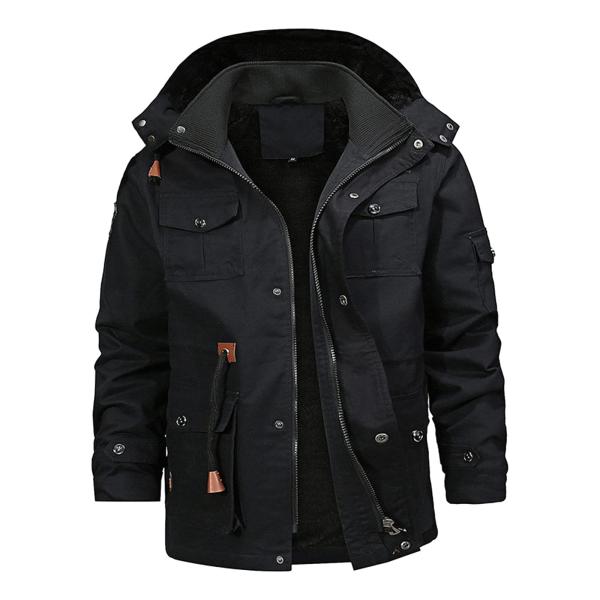 商品名:  Ymosrh Down Jacket Men, Cargo Windproof Jackets Zip Up Windbreaker Warm Winter Padded Coats Men Lightweight Jacket...