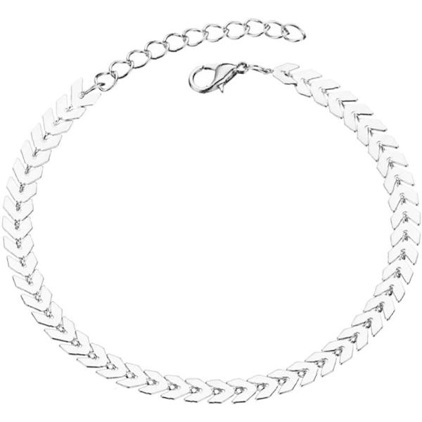 商品名Anklet Bracelet Sterling Silver Ankle Bracelet Women 925 Silver Anklet Foot Jewelry Chain Beach Practical designブランド：...