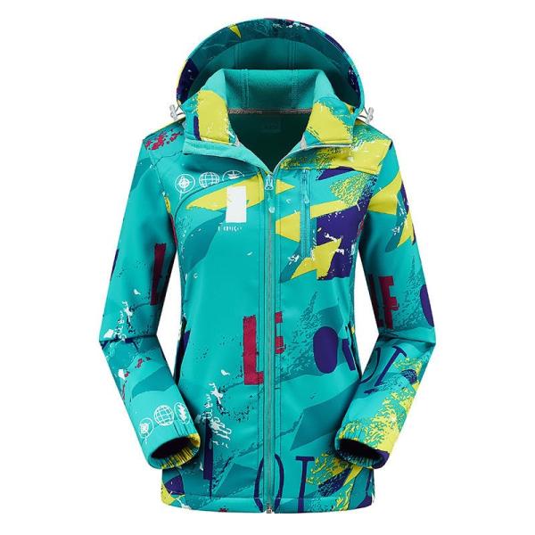 商品名:  LEMONONSTORE Winter Coats for Women Waterproof Raincoats Funny Print Ski Jacket Plus Size Fleece Lined Windbreaker...