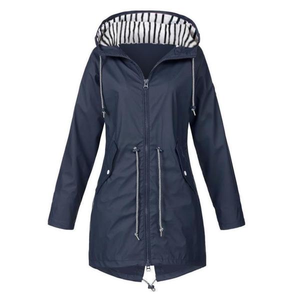 商品名:  Rain Jacket for Women Waterproof Long Jackets Plus Size Lightweight Raincoat Travel Hiking Outdoor Windbreaker wit...