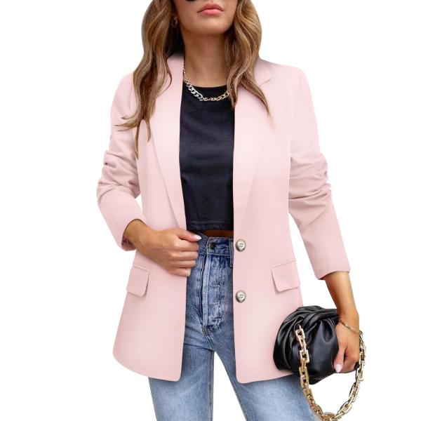 商品名:  J.Corrine Women's Oversized Casual Blazers Jacket Long Sleeve Loose Open Front Work Suit Office Blazers with 2 Poc...