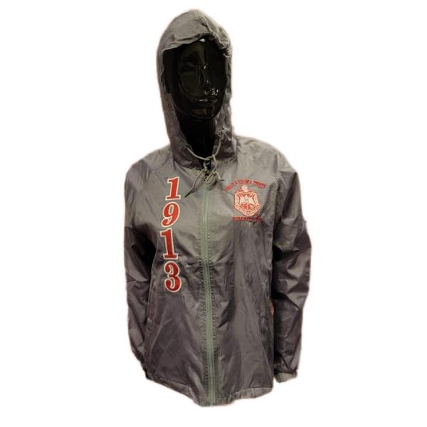 商品名:  Delta Sigma Theta Buffalo Dallas Hooded Zip Up Windbreaker Line Jacket [Silver - XL]ブランド: Delta Sigma Theta商品サイズ: ...