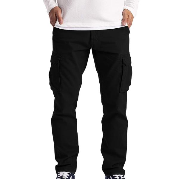 商品名:  Cargo Pants for Men Relaxed Fit Breathable Joggers Sweatpants with Multiple Pockets Fashion Solid Outdoor Work Pan...