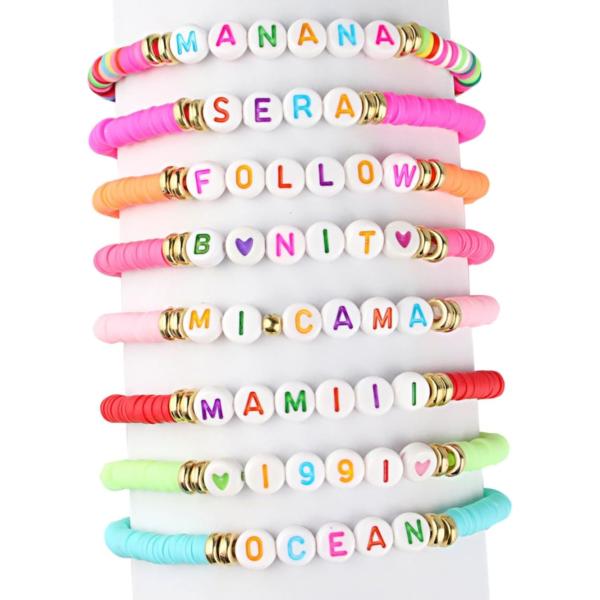 商品名ARZASGO 8 PCS Karol G Bracelets Set Friendship Bracelets for Women Girls - Manana Sera Bonito Karol G Concert Outfits...