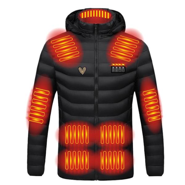 商品名:  Heated Jackets for Women Men Winter Warm Quilted Puffer Down Jacket Lightweight Rechargeable USB Electric Heated J...