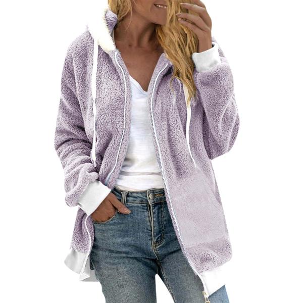 商品名:  Lightning Deals Of Today Winter Coats for Women Warm Fashion Zip Up with Hood Jackets Coats Soft Plus Size Casual ...