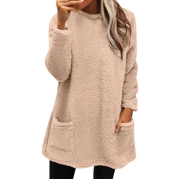 商品名:  SHAOBGE Lightning Deals of Today Fleece Sherpa Pullover Women's Long Sleeves Quilt Coat Turtleneck Oblique Button ...