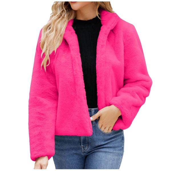 商品名:  DOLKFU orders placed by me women's coat Womens Collar Long Sleeve Fuzzy Fleece Coats Faux Fur Soft Jacket Coat Ope...