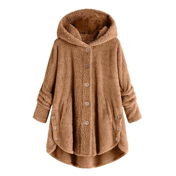 商品名:  DOLKFU clearance of sales today deals prime winter coat women Winter Coats for Women Long Sleeve Faux Fur Sherpa C...