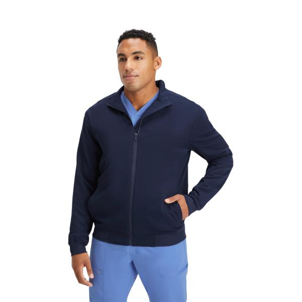 商品名:  Fabletics Men's Foundation 4-Pocket Scrub Jacket - MotionTech, Lightweight, Breathable, Wrinkle-Resist, Semi-Slim ...