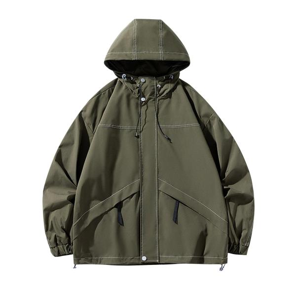 商品名:  Ymosrh Windbreaker Jackets For Men, Lightweight Packable Jacket Windproof Waterproof Rain Coat Techwear Jacket Big...