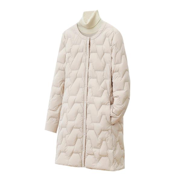 商品名:  LEMONONSTORE Women's Lightweight Quilted Jacket Zip Winter Puffer Coats Plus Size Packable Down Jacket Collarless ...