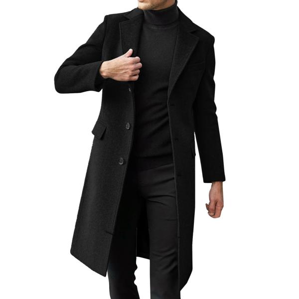 商品名:  Overcoat for Men Winter Zip Up Fleece Hoodie Men Mens Cold Weather Jackets Black Bubble Jacket Mens Wool Coat Wint...