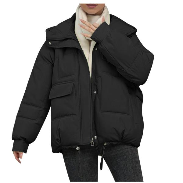 商品名:  YAFINMO Black of Friday Deals 2023 Cyber of Monday Deals Abrigos De Mujer Puffer Coat Women Mid Length Plus Size W...