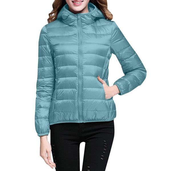 商品名:  SHAOBGE Flash Deals of The Day Shiny Zipper Hooded Puffer Jacket Fleece Lined Hooded Jacket Women Fall Puffer Hood...