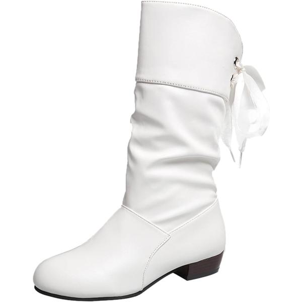 商品名SBGMoSJ Knee High Suede Boots Women Wide Calf Black Knee High Cowboy Boots Wide Calf Light Brown Knee High Heeled Boo...