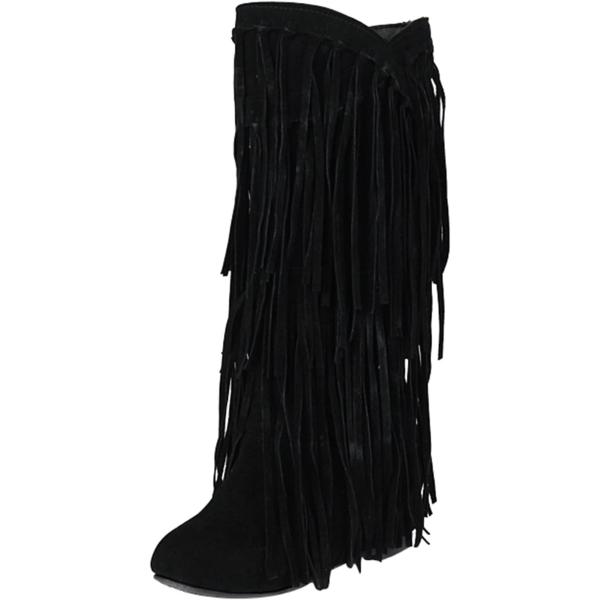 商品名SBGMoSJ Fall Boots for Women 2023 No Heel Black Cowgirl Boots Tall Wide Calf Brown Mid Calf Cowgirl Boots for Women W...