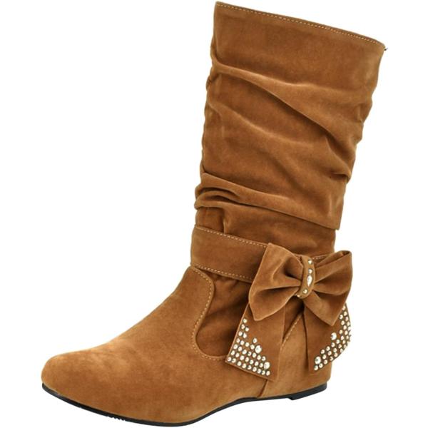 商品名SBGMoSJ Extra Wide Calf Boots for Women Brown Black Knee High Boots Flat Women Women Platform Wedge Knee Boots Knee H...