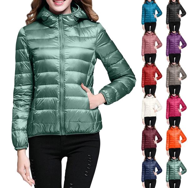 商品名:  Vehpro Women's Packable Ultra Lightweight Jacket 2023 Winter Warm Slim Fit Duck Down Coats with Pockets Recycled I...
