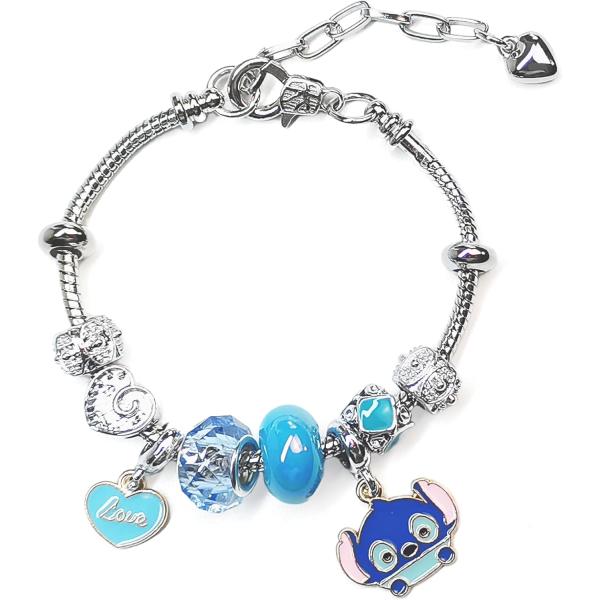 商品名ANEIMIAH Lilo and Stitch Charm Bracelet, Cute Stitch Stuff Jewelry Chains Womens Fashion Stitch Birthday Gifts Charm ...