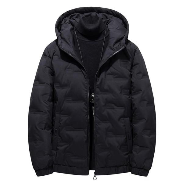 商品名:  jsaierl clearance items Men's Short Winter Coat Hooded Warm Jacket Water-resistant Cold Weather Parka Jackets Thic...