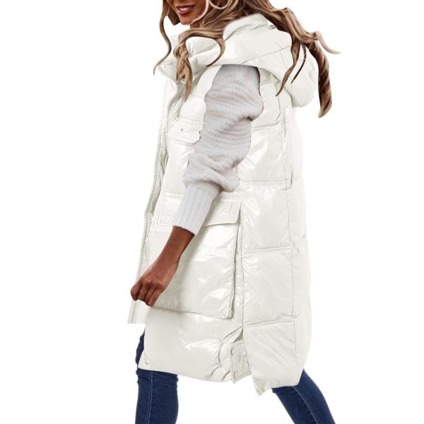 商品名:  eguiwyn Sweater Coats for Women Jacket Vest Hooded Thick tan trench coat women black of friday gift over stock cle...