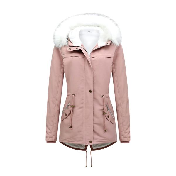 商品名:  Womens Jackets Winter Warm Thick Sherpa Long Sleeve Zipper Outerwear Trendy Furry Fleece Hooded Long Coat With Poc...