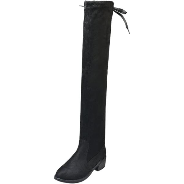 商品名JWSVBF Women's Over the Knee Boots High Heels Zipper PU Pink Combat Boots for Women Shiny Wedge Boots Womens Short Sh...