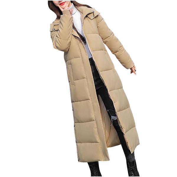 商品名:  DOLKFU overstock items clearance all prime womens coat Women Long Sleeve Warm Winter Coats Zipper Hooded Puffer Ja...