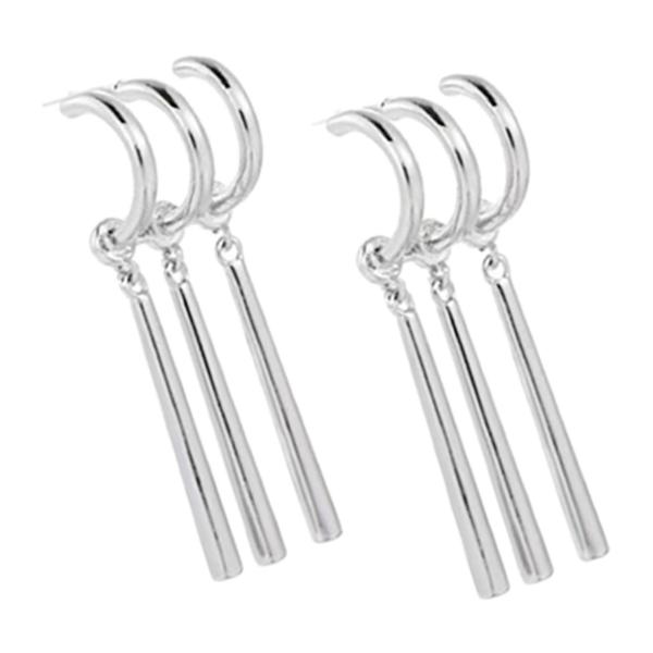 商品名:  SOIMISS 1 Pair Long Tassel Earrings Piercing Earrings Stud Earrings Cuff Earring Women Earrings Claw Earrings Tass...