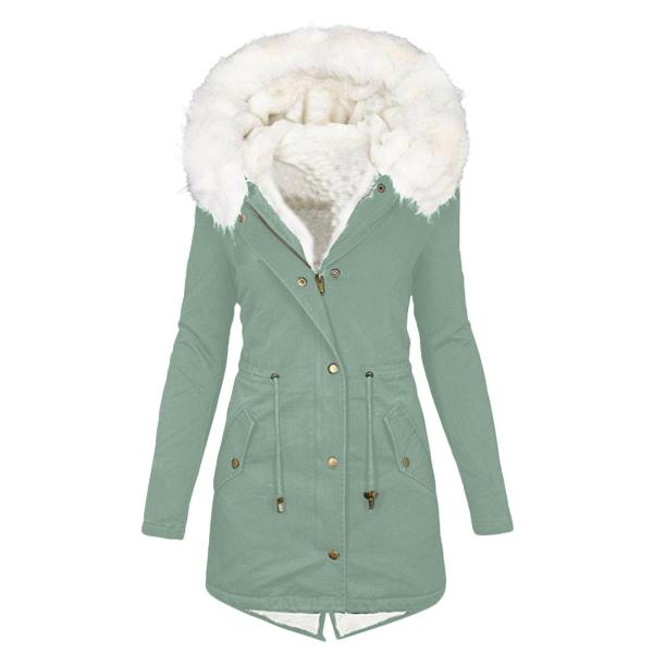 商品名:  cllios Lightning Deals of Today Winter Coats for Women Plus Size Hooded Parka Jacket Warm Sherpa Lined Jacket Thic...