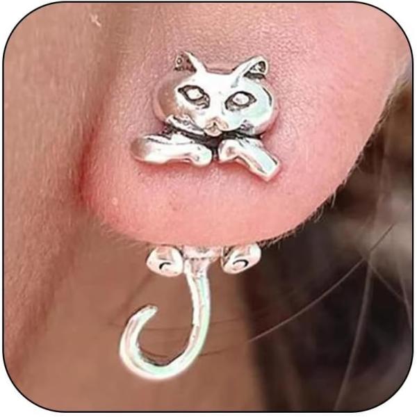 商品名カエルイヤリング 女の子用 トレンディ 3D シルバー カエルピアス 女性用 アニマルポスト スタッドピアス ティーンガールギフト トレンディなもの カエルジュエリー ギフト ティーンの女の子への靴下の詰め物 ティーン/娘/孫娘/クリ...