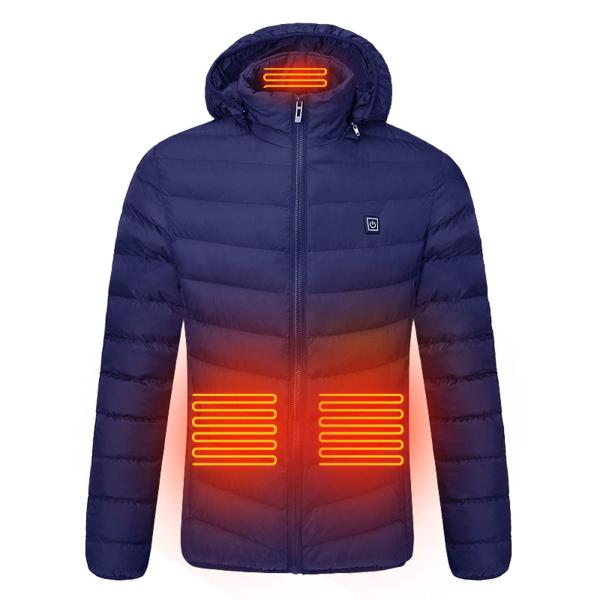 商品名:  jsaierl Prime Big Deal Days Men's Plus Size Winter Heated Jacket Smart USB ELectric Heating Jackets Back Heated Wa...