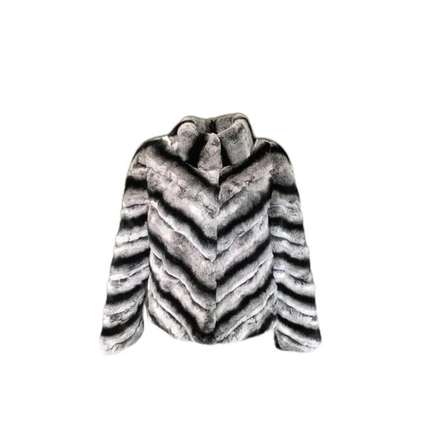 商品名:  LVCOMEFF Lady Genuine Rex Rabbit Fur Chinchilla Plus size Outwear Coat Women Jacket 1706024ブランド: LVCOMEFF商品サイズ: 6X...