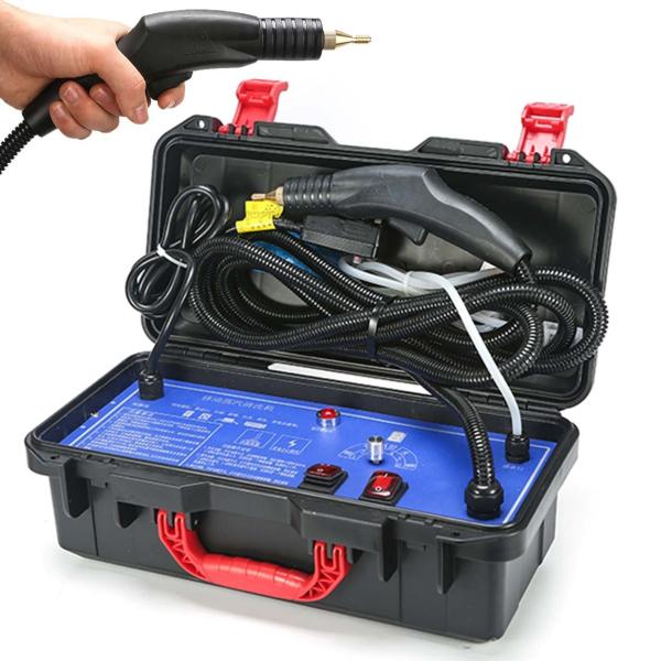 商品名: 1700W/3000W高圧スチームクリーナーハンドヘルドポータブルスチームクリーニングマシン家庭用自動ポンピンググラウトタイルカーディテーリングキッチンバスルーム,110V-1700W High Pressure Commerci...