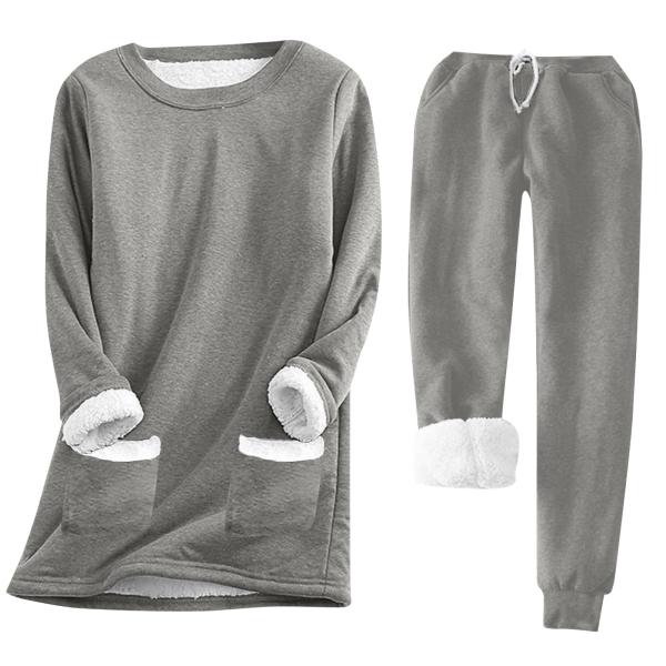 商品名:  Sweatsuit Set for Women Winter Sherpa Lined 2 Piece Sets Tracksuit Warm Fleece Sweatsuit Sweatshirts and Sweatpant...